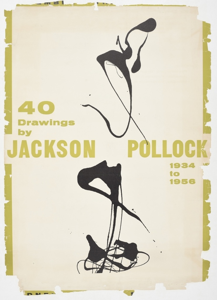 “40 Drawings by Jackson Pollock, 1934-1956,” Original Sidney Janis ...